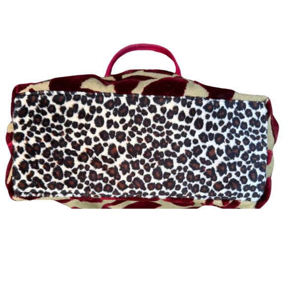 Atenti | Bags | Atenti Betty Doctor Handbag Maroon Velvet On Tan Usa ...